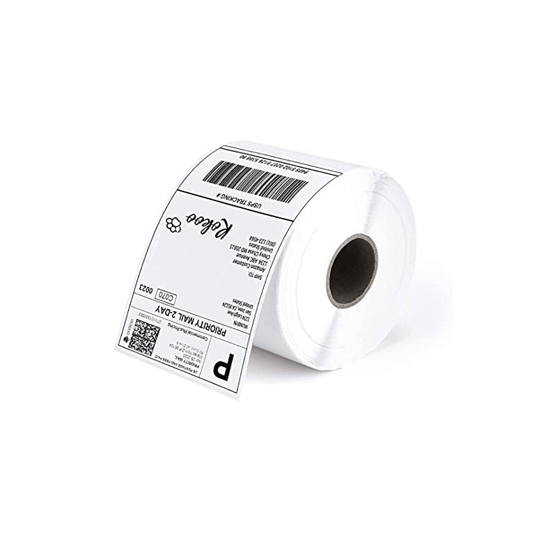 Direct Thermal Amazon Shipping Labels White 4x6 inches Barcode Shipping ...